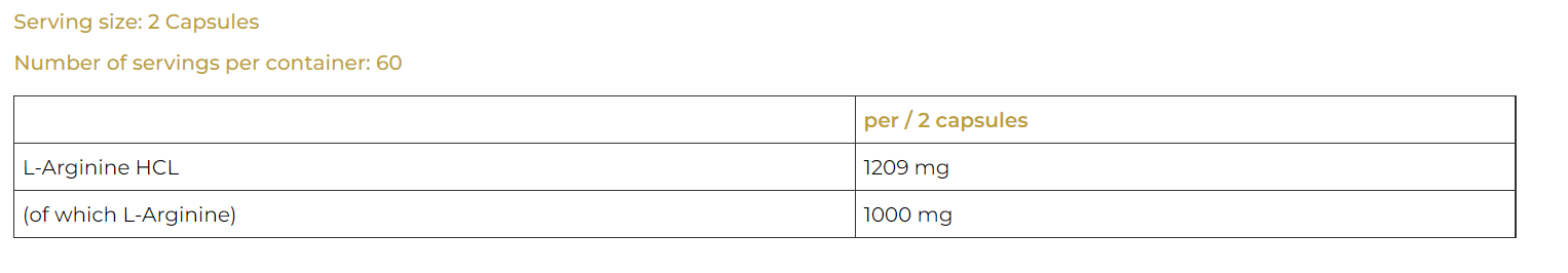 ELEV ARGI PRO 120 CAPSULES - Sportsone International